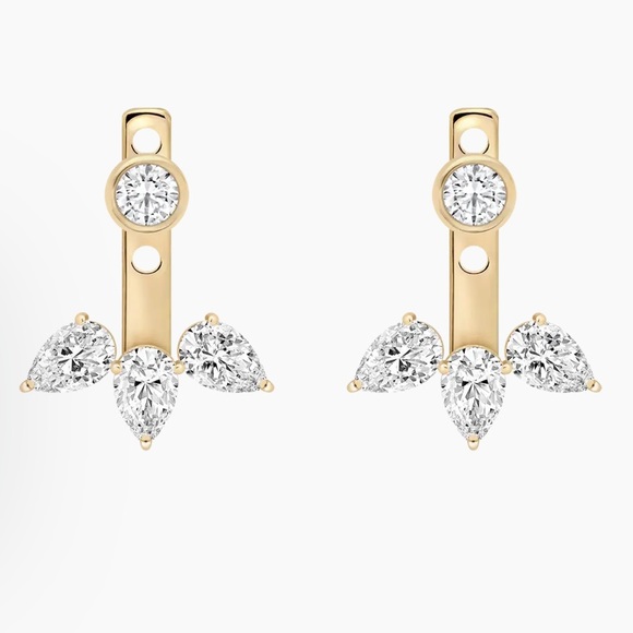 Idyl | Jewelry | Idyl Nara Lab Grown Diamond Yellow Gold Earring Add ...